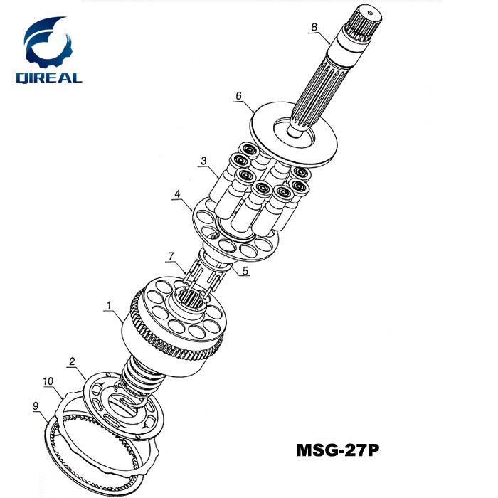 모터 MSG-27P 수력 원동기 아세오리스 수리용 장비를 흔드세요